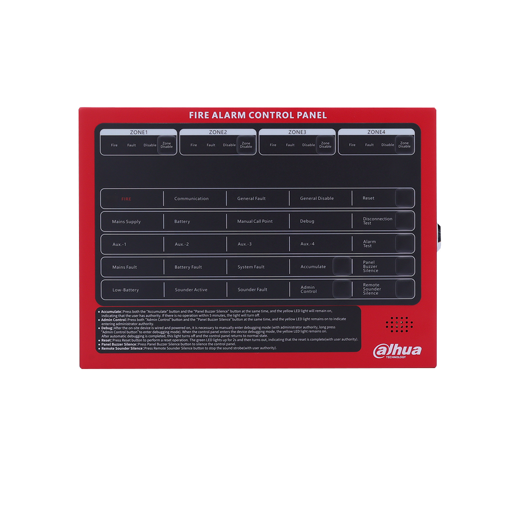 Conventional Fire Alarm Control Panel – 4 Zones – JS GLOBAL HARDWARE