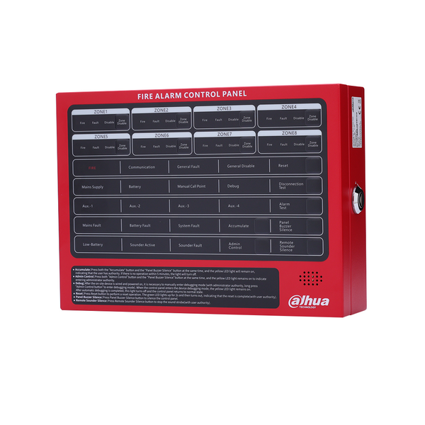 Dahua Conventional Fire Alarm Control Panel – 8 Zones – JS GLOBAL HARDWARE